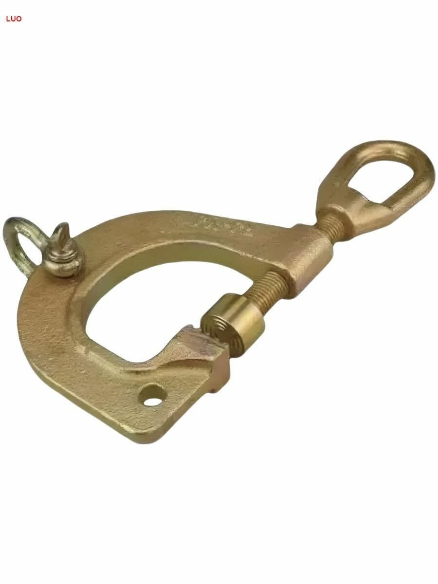 SIVER Зажим-струбцина для кузовных работ средняя с кронштейном для поперечной правки, 5т