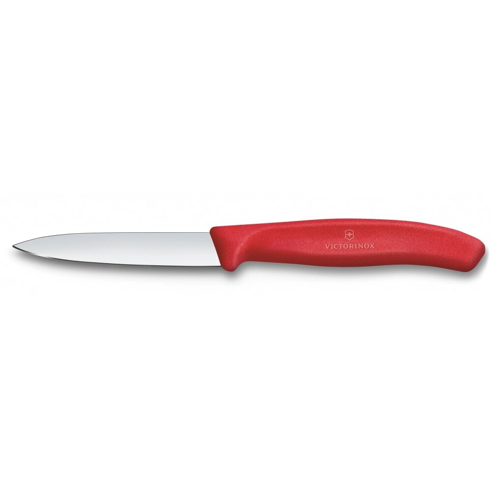 Victorinox Kitchen 6.7601. C1 Нож кухонный victorinox swiss classic, для овощей, 80 мм, прямая заточка, красный