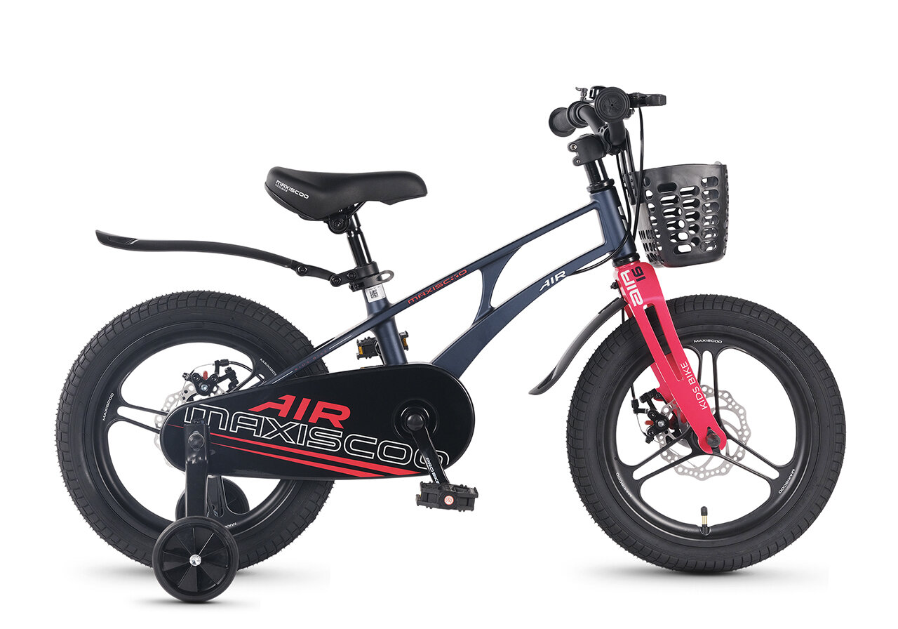 Детский велосипед Maxiscoo Air Pro 16' (2026) 16 Черный (100-115 см)