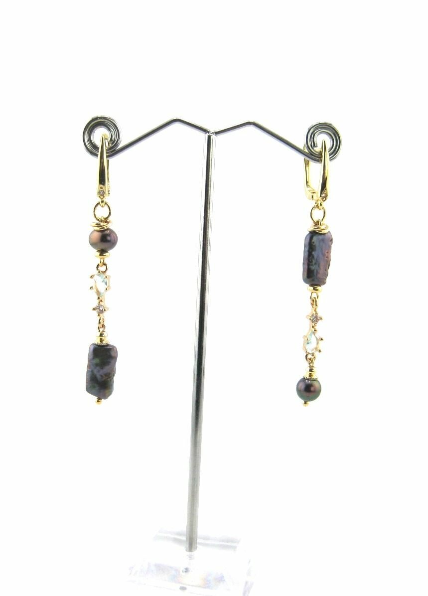 Серьги, перламутр