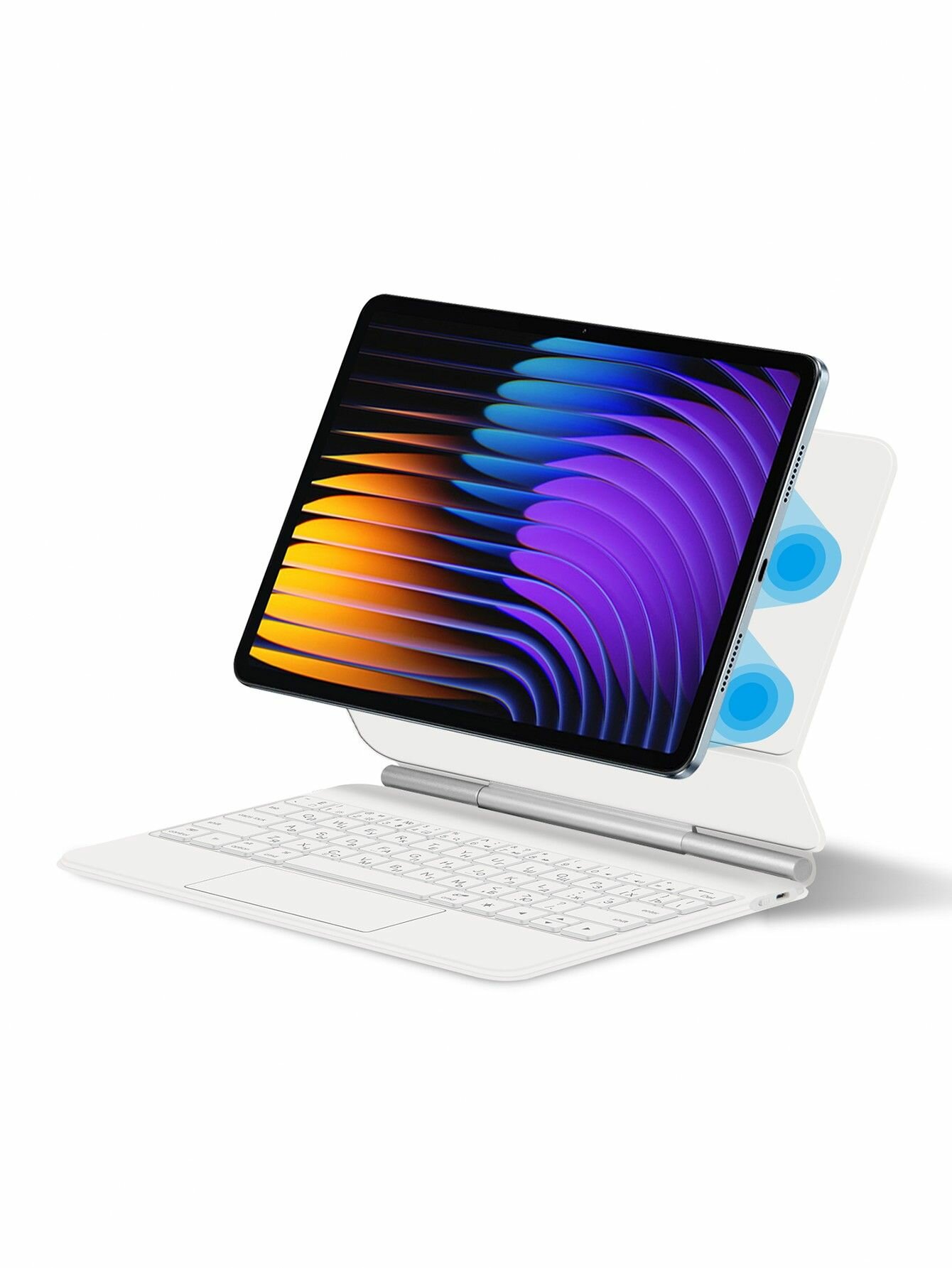 Клавиатура на русском языке Применяется к 2024 Xiaomi Pad 7/7 Pro 11.2 Дюйм Планшетный компьютер Защитный чехол Keyboard