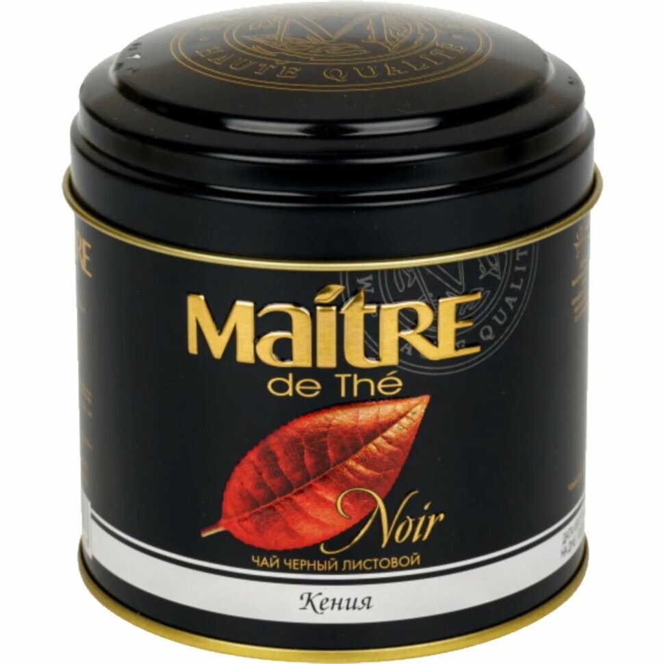 Чай черный листовой Maitre de The Кения ж/б 100г, 2452244