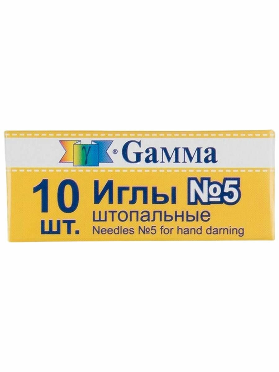 Иглы штопальные № 5, Gamma NIR-19, 10 игл