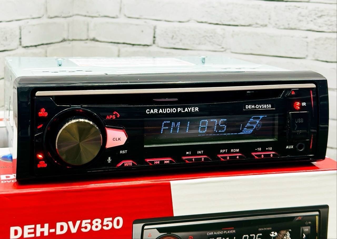 Автомагнитола Pioneer.ok DEH-5850, с CD, Bluetooth, USB, TF, AUX