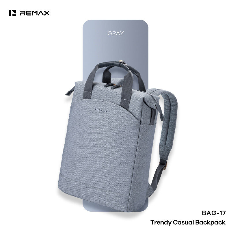 Рюкзак REMAX Smart Travel Leisure Digital Backpack: легче и портативнее благодаря системе снижения веса и стильному отделению для ноутбука