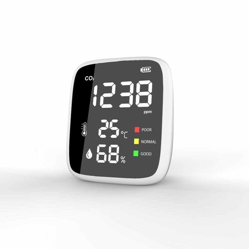 Омашний датчик углекислого газа DM1308B с инфракрасным сенсором