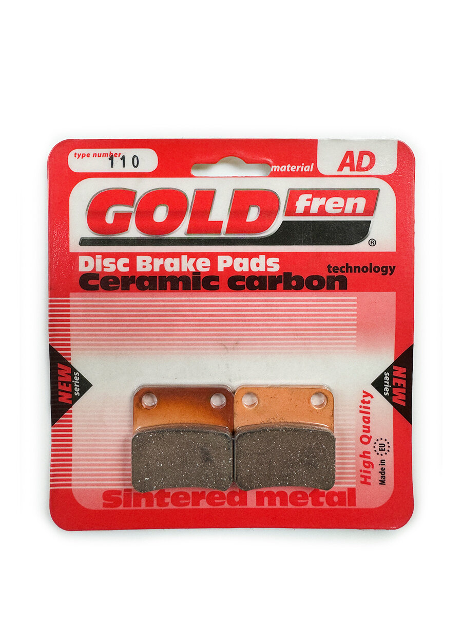 Колодки тормозные GOLDfren 110 AD кросс TRW MCB647, MCB620, SBS 670, 643, EBC FA 178, Ferodo FDB 625 оригинал