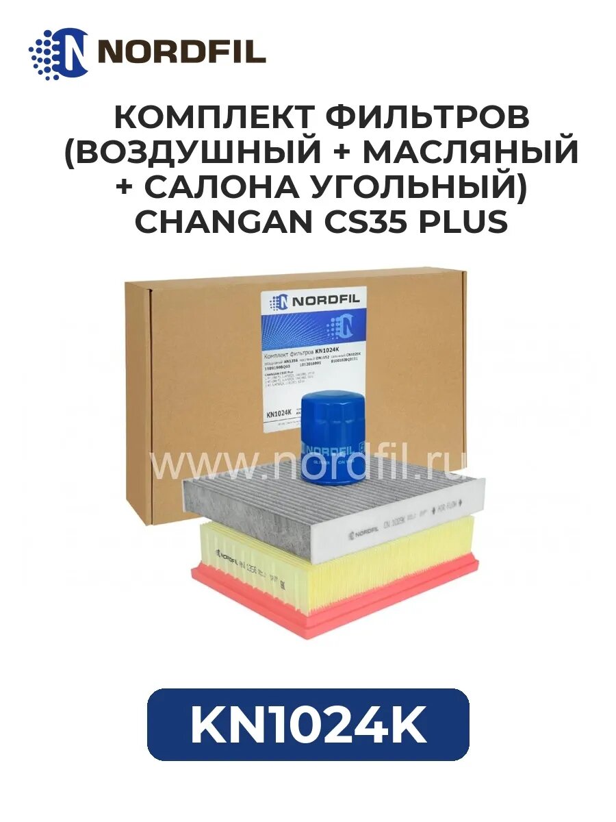 Комплект фильтров антибакт. CHANGAN CS35 Plus