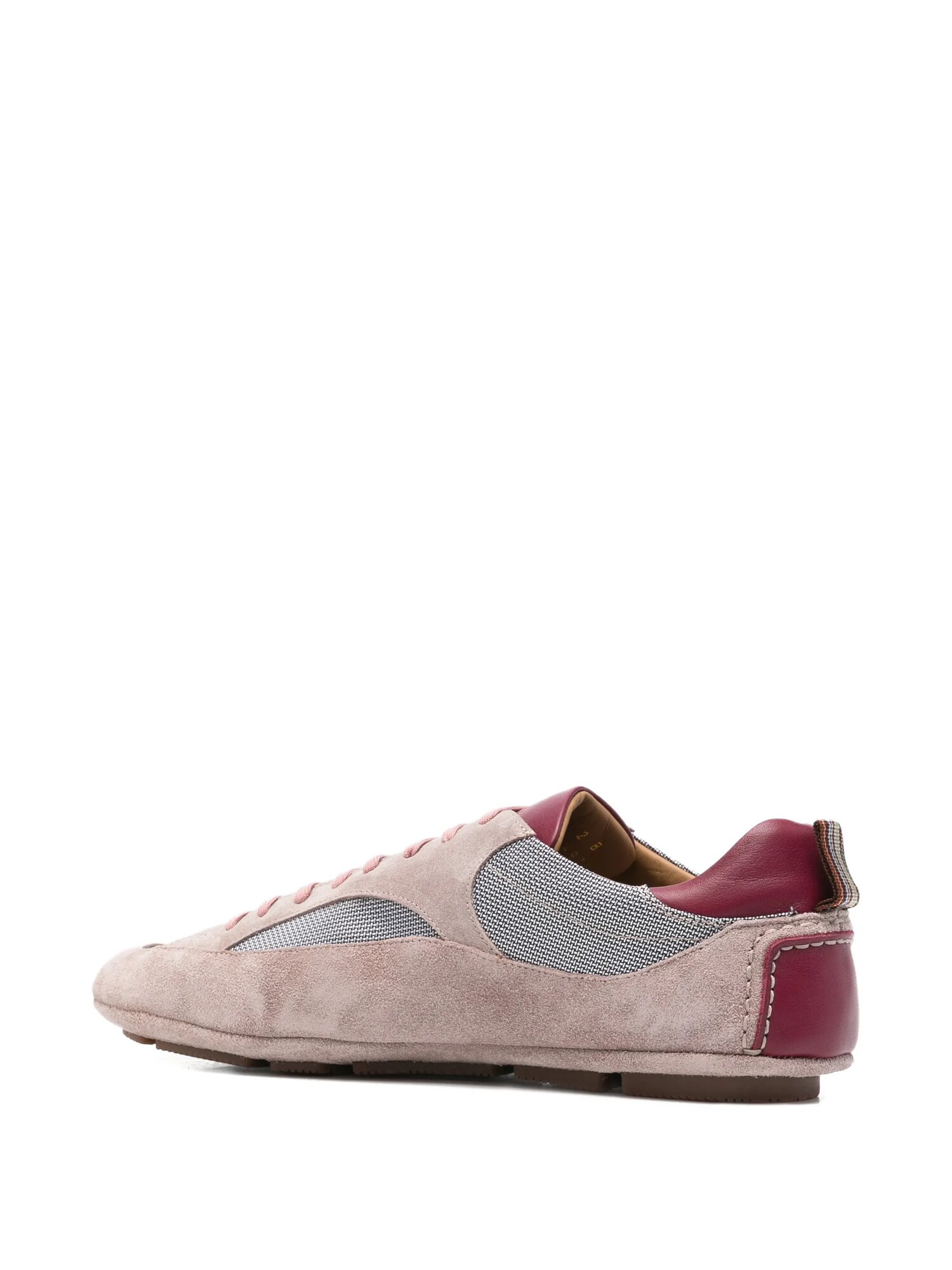 Кроссовки Paul Smith Suede panelled leather sneakers, размер 7, pink — фото 1
