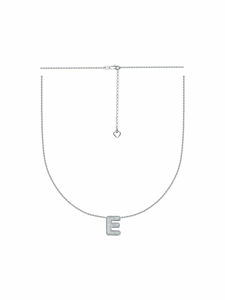 Колье, серебро, 925 проба, родирование, фианит