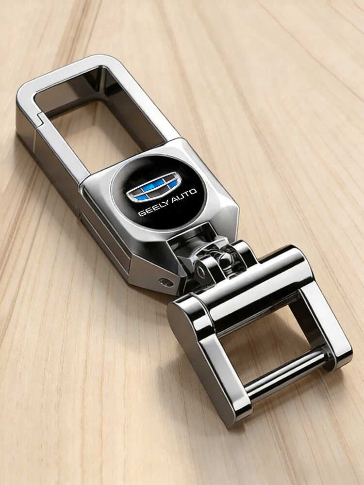 Брелок для ключей Geely из сплава, прочный и долговечный.