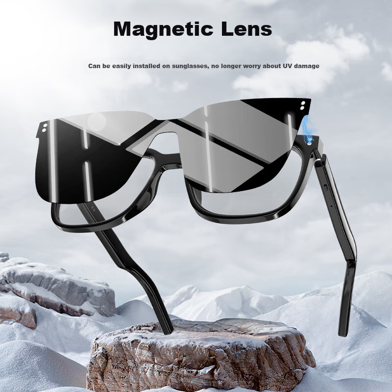 YOMO Bluetooth AI Smart Glasses Audio Headphones Открытый стиль Bluetooth наушники с сверхдолгим сроком службы батареи