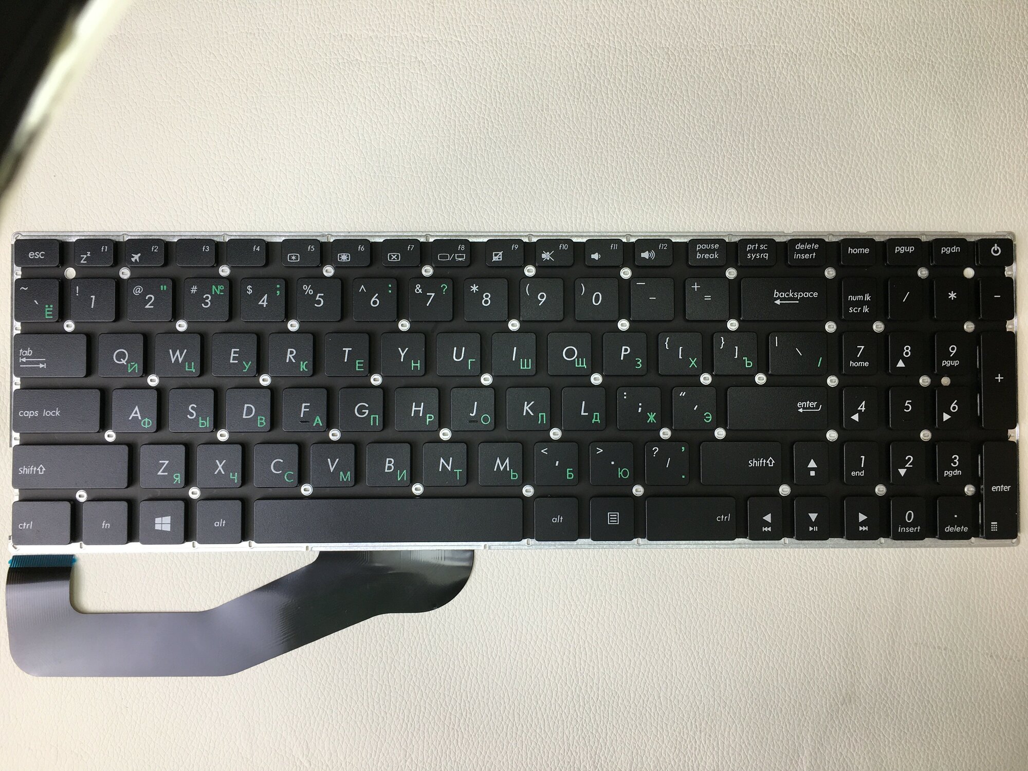 Клавиатура для ноутбука Asus K540, K540L, K540LA, K540LJ, R540, X540, X540L, X540LA, X540CA, X540SA, F540, F540S, F540SA черная, без рамки, KBD-AS-111