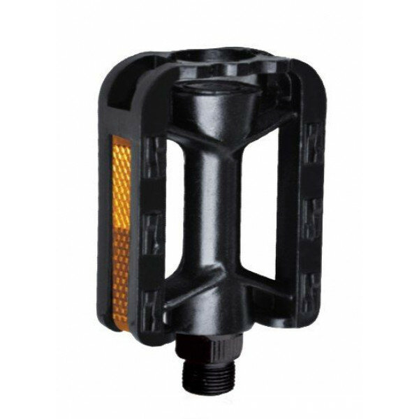 Педали Vinca Sport VP 616 1/2" пластиковые детские, 80x57мм, ось 1/2", черный