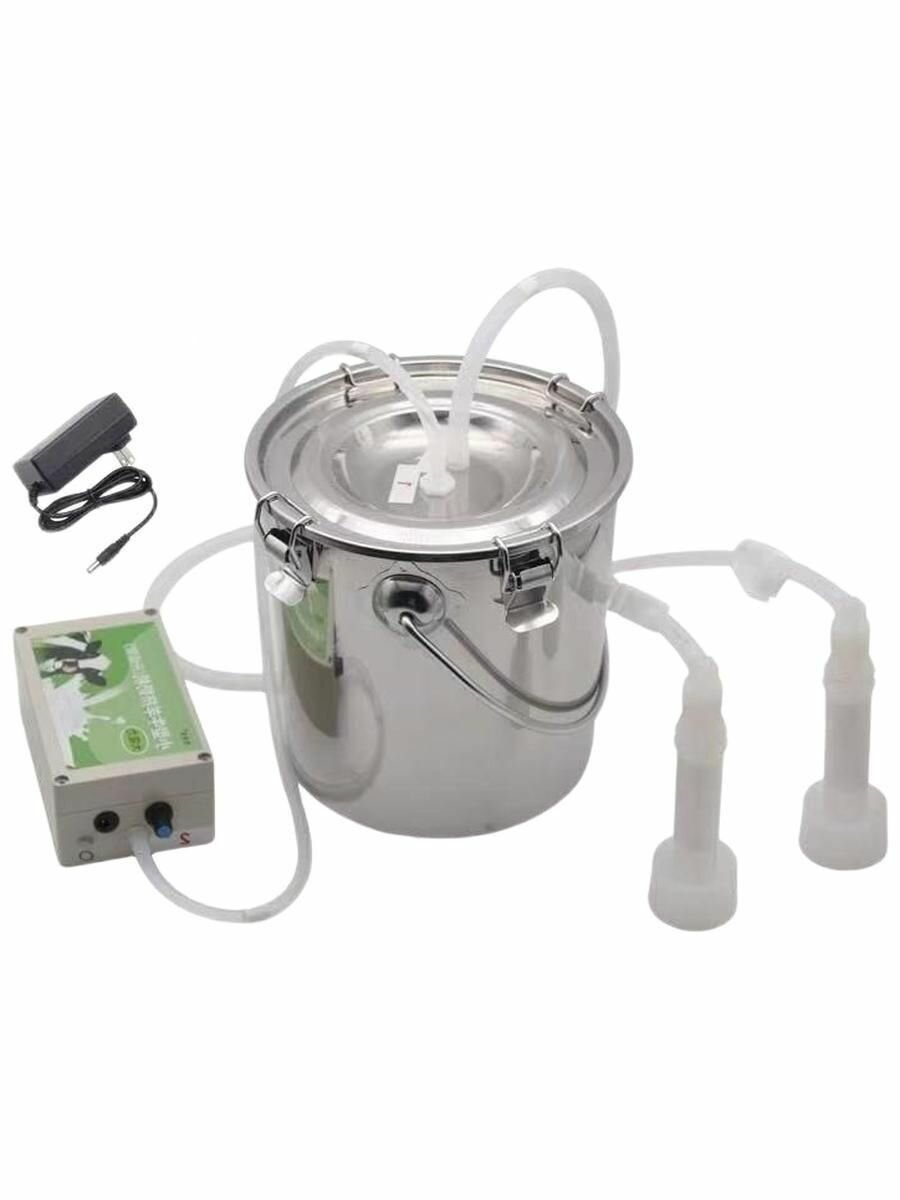 Электрический доильный аппарат для доения коз, 5 литров, подключаемый к электросети