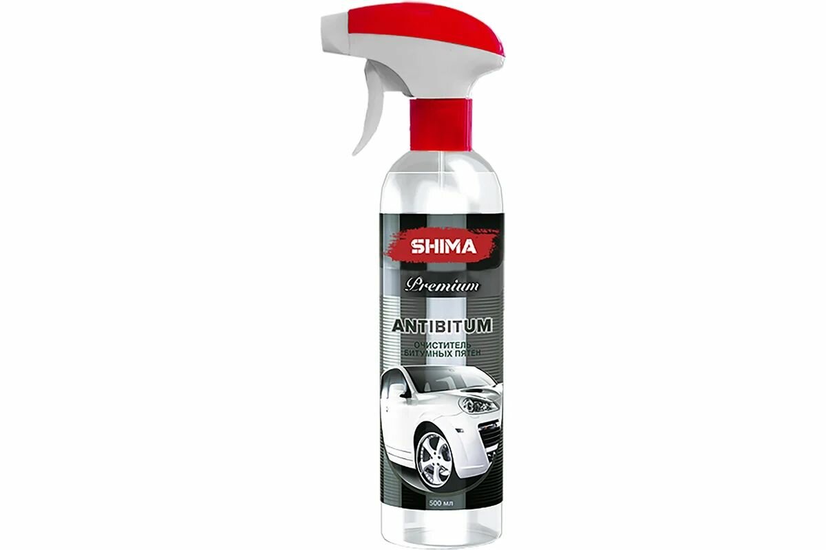 Средство для очистки битумных пятен с кузова автомобиля, антибитум SHIMA PREMIUM ANTIBITUM 500 мл