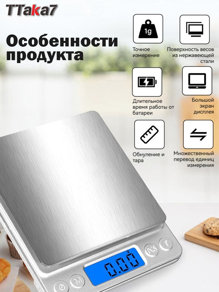 T050-мини цифровые портативные платформенные весы, двухдиапазонные поверхность весов из нержавеющей стали -ЖК-дисплей с подсветкой -многоступенчатое точное взвешивание