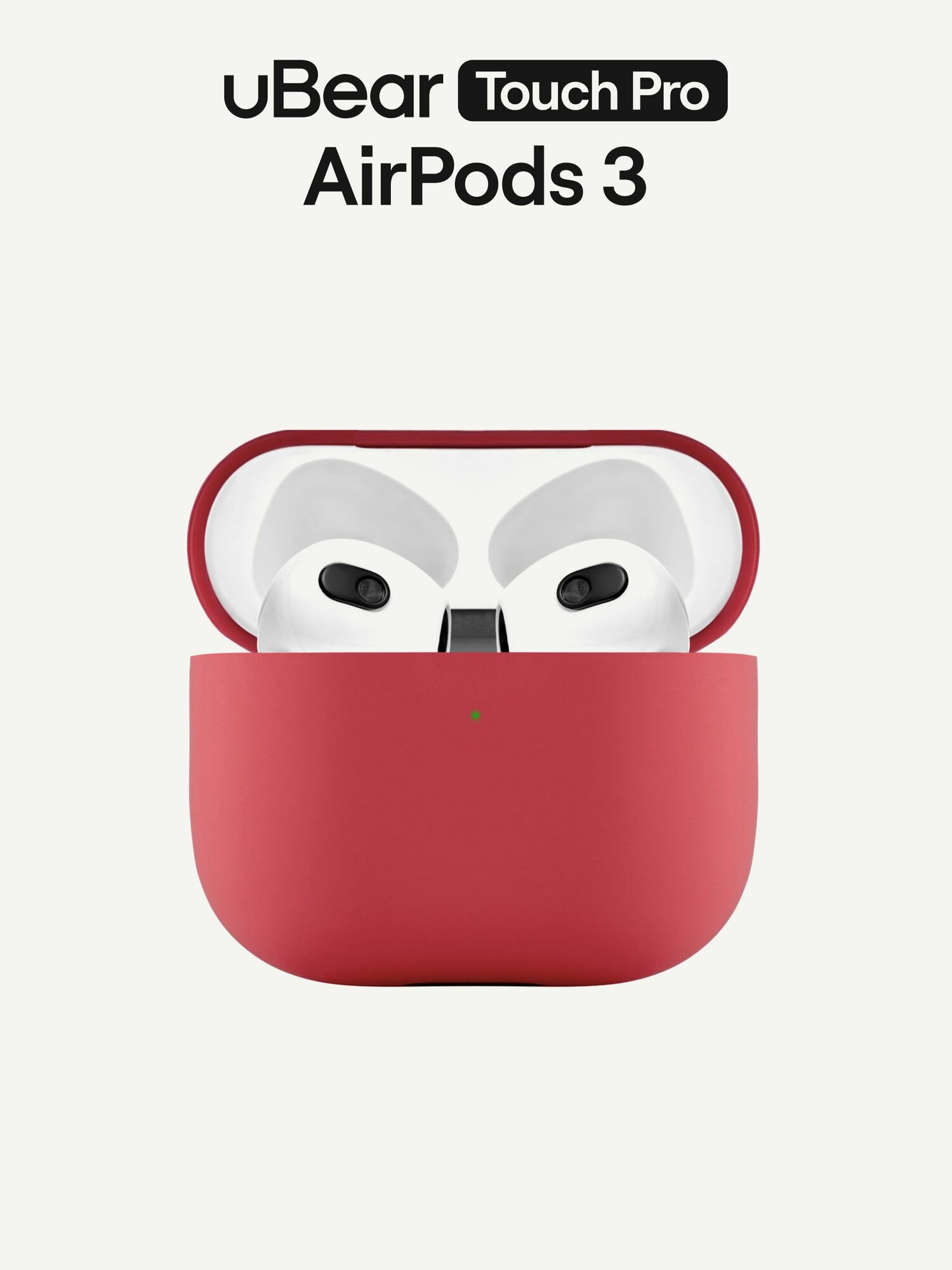 Чехол uBear для AirPods 3 Touch Pro, 1.5мм усиленный