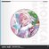 Брелок Elysia из аниме Honkai Impact 3rd Badge Elysia