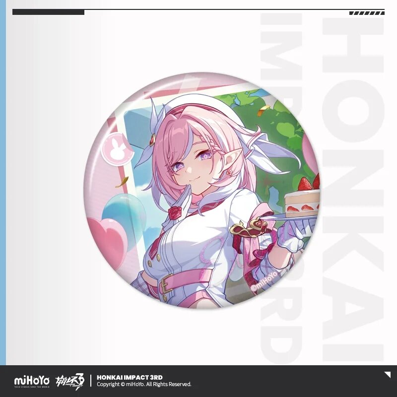 Брелок Honkai Impact 3rd Elysia, белый