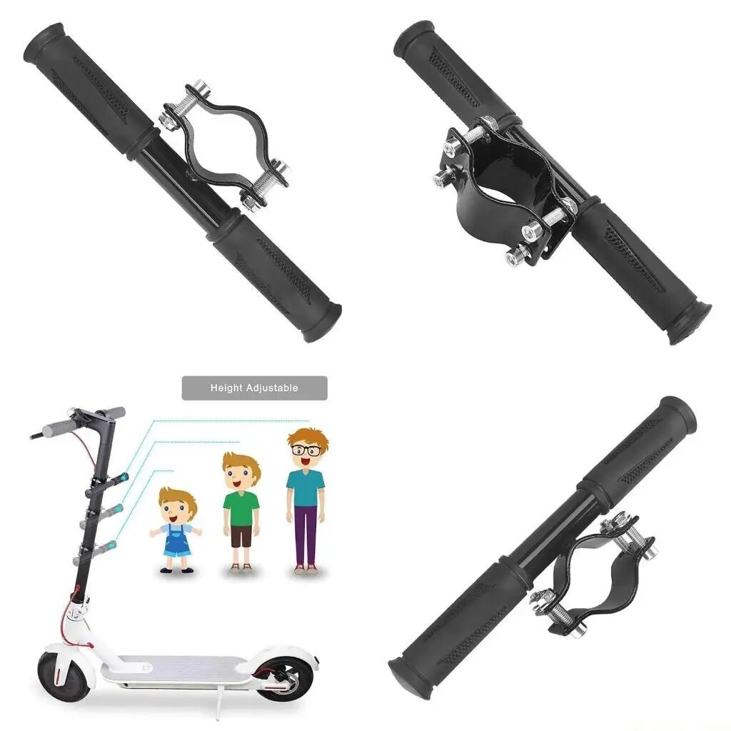 31BE Нескользящий электрический самокат, детская ручка, регулируемый самокат, нескользящий детский поручень, безопасный для