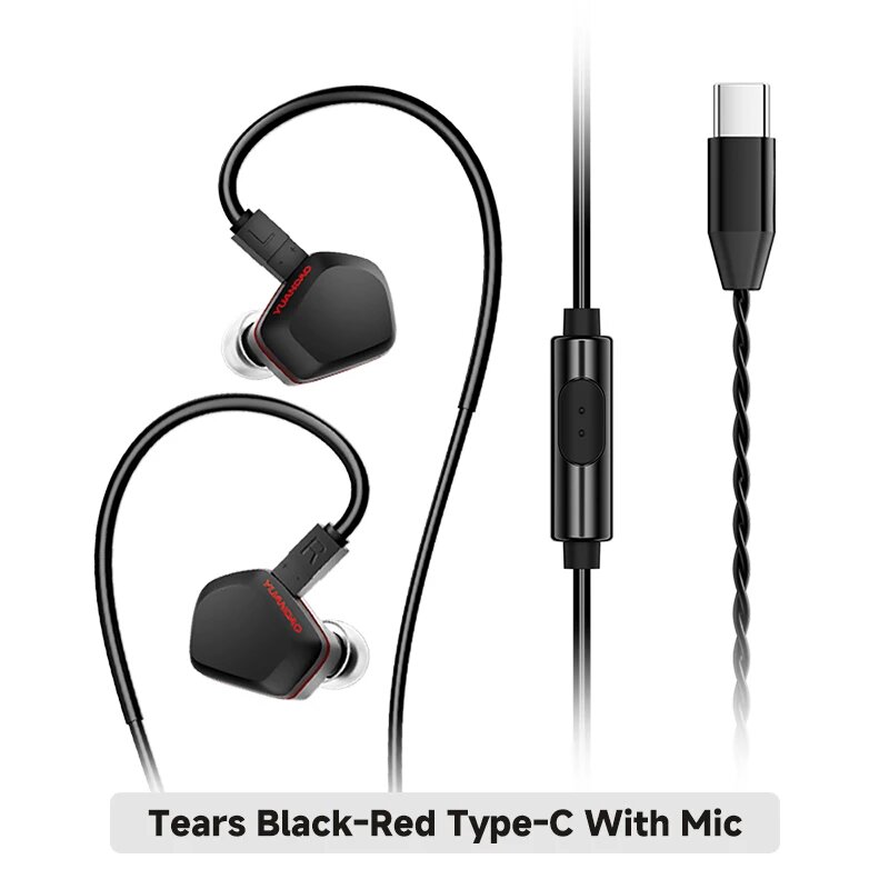 NICEHCK Tears Black Type-C наушники с микрофоном