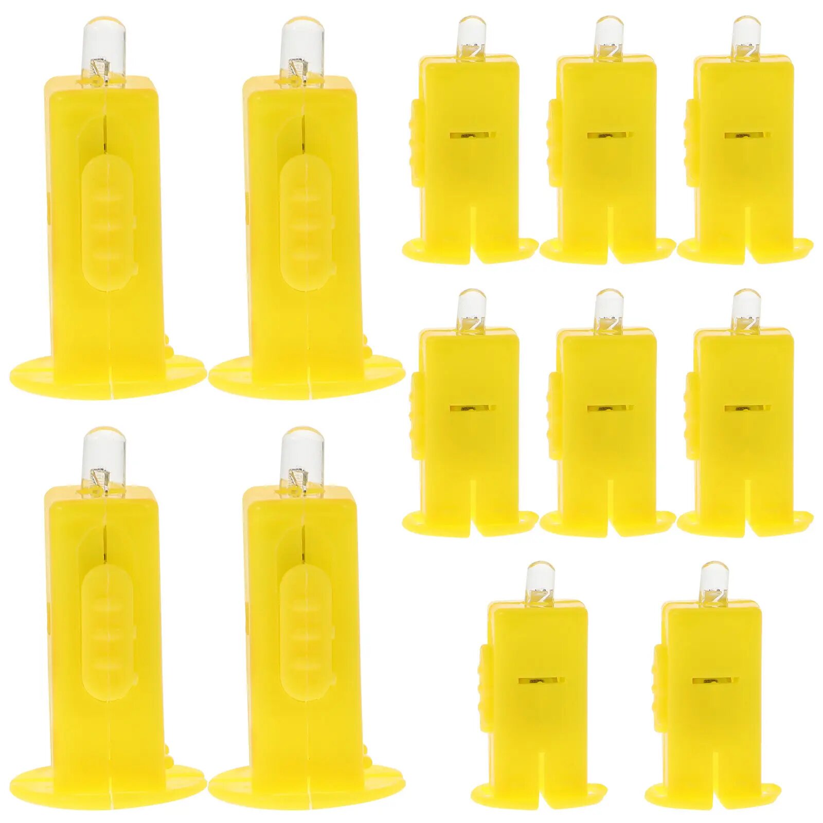 12 шт. электронных светодиодных ламп-фитилей для бумажных изделий, миниатюрные светильники для поделок из бумаги, декора для вечеринок, простая установка, портативное праздничное освещение