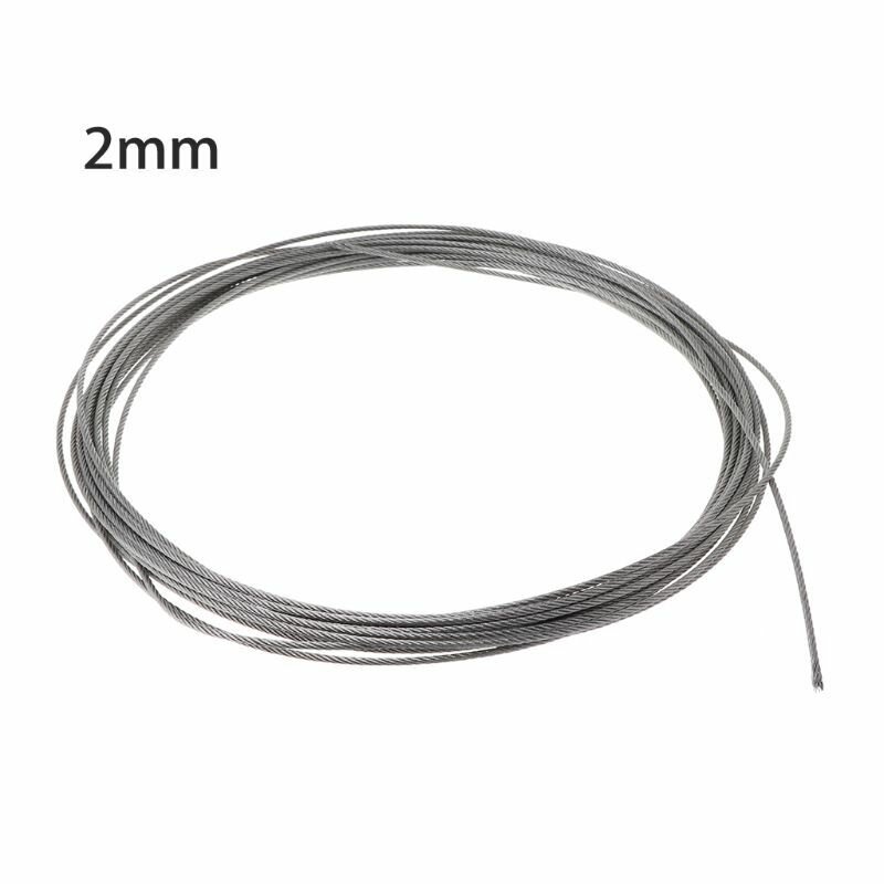 304 нержавеющий стальной трос 10 метров для садовых инструментов износостойкий