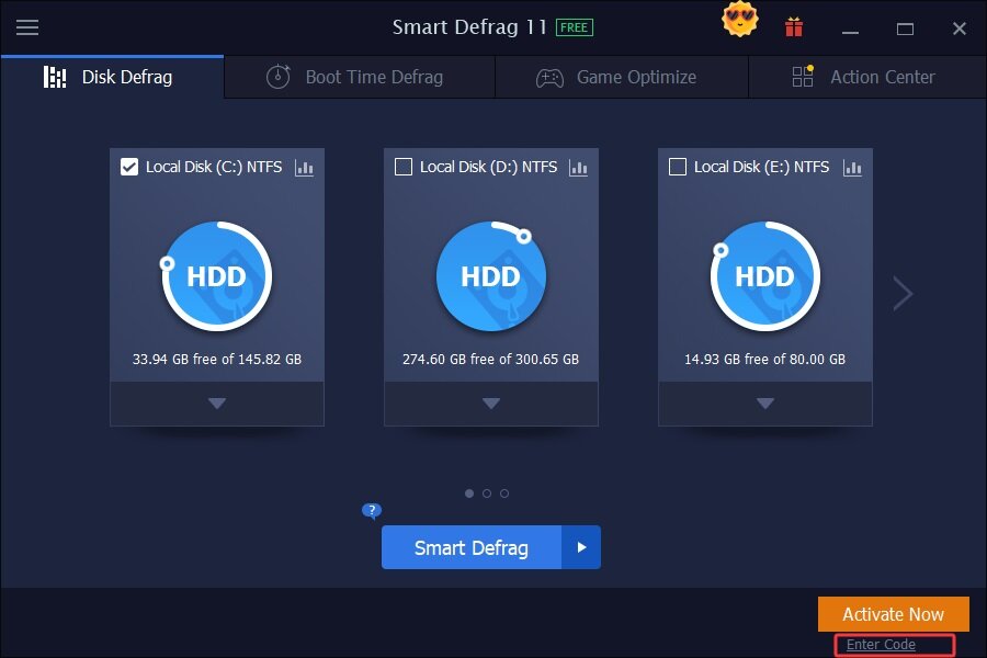 IObit Smart Defrag 11 Pro Ключ (6 мес. / 1 PC) • Цифровой ключ
