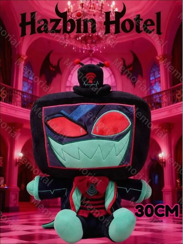 Мягкая игрушка Вокс из Отеля Хазбин / Hazbin Hotel Vox, 30 см