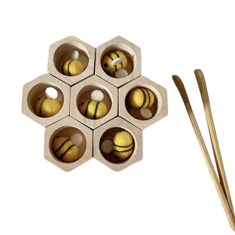 Обучающая Игрушка Bee for Evolution Growth Stacking Block 3D-Головоломка, Соответствующая Игрушке Для Раннего Обучения, Доска для Занятий с Малышом