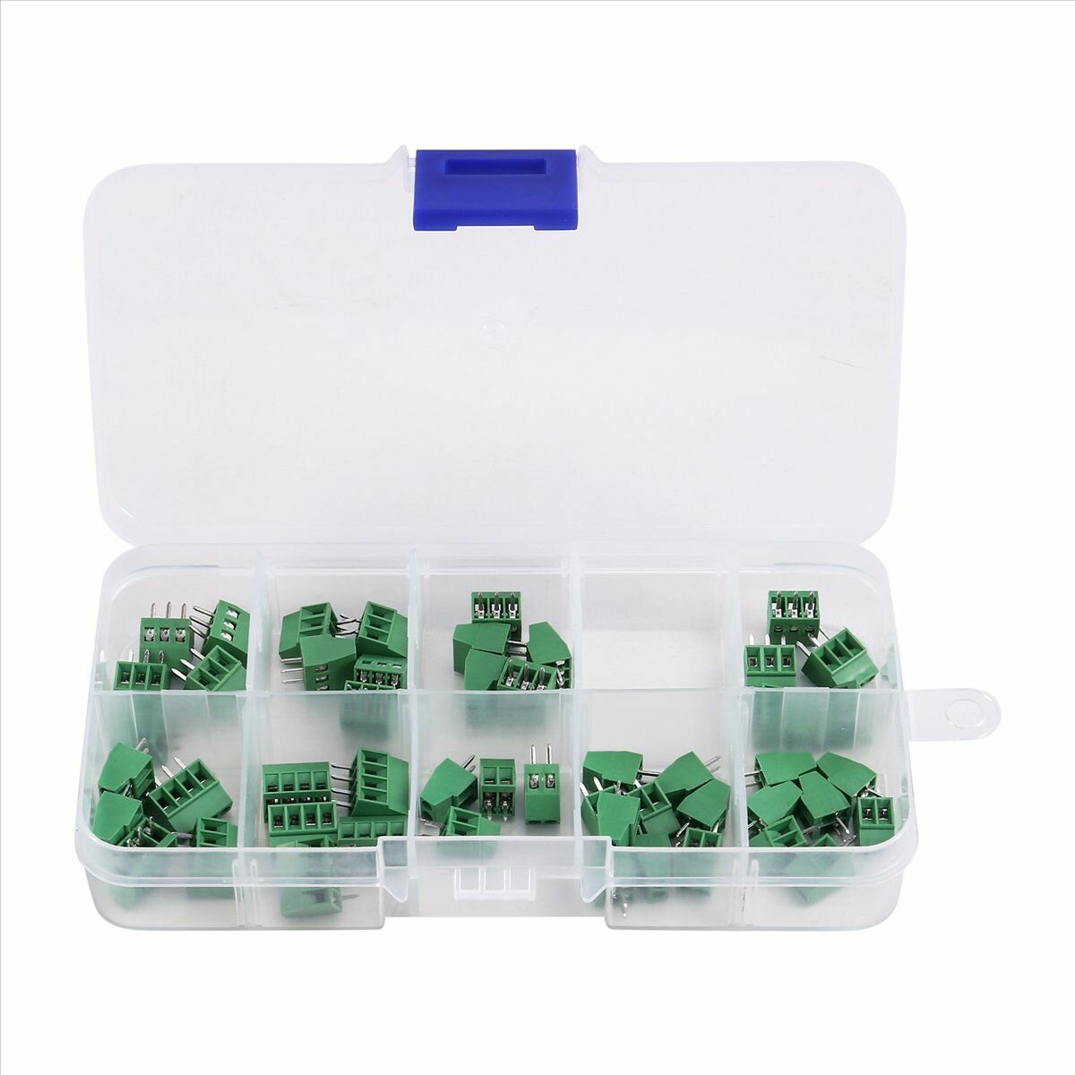 50 шт. 2,54 мм подъемный зажим Kf128-2,54 печатная плата винтовая клеммная колодка