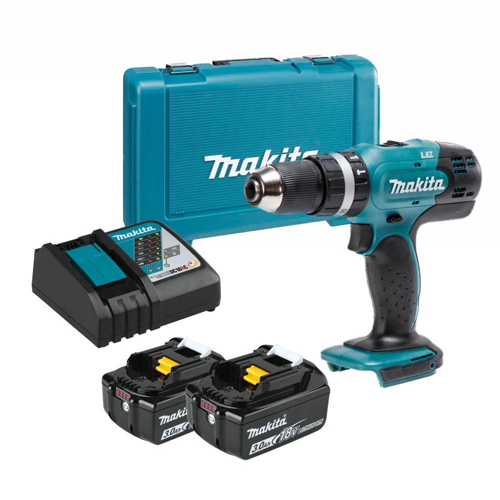 Аккумуляторная дрель-шуруповерт Makita LXT DHP453RFE