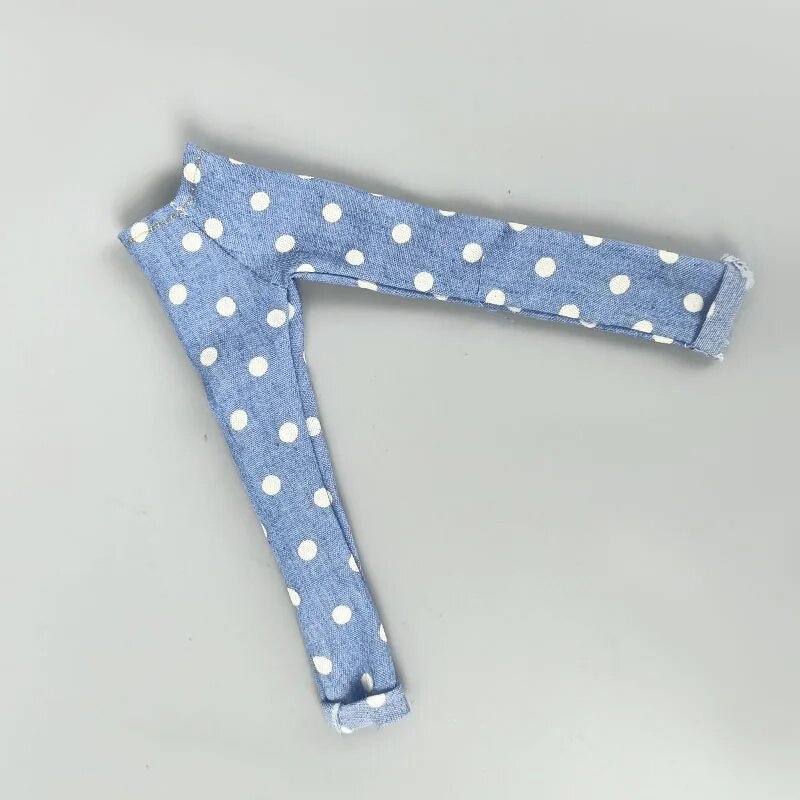 Джинсы в горошек для кукол 1/6, цвет trousers 3