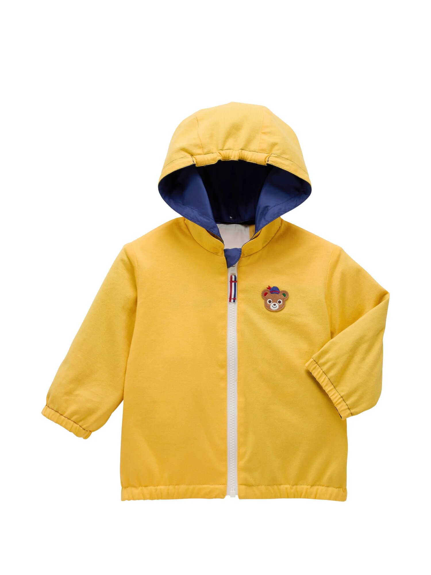 Плащ MIKI HOUSE Reversible colour-block windbreaker, размер 2 года — фото 1