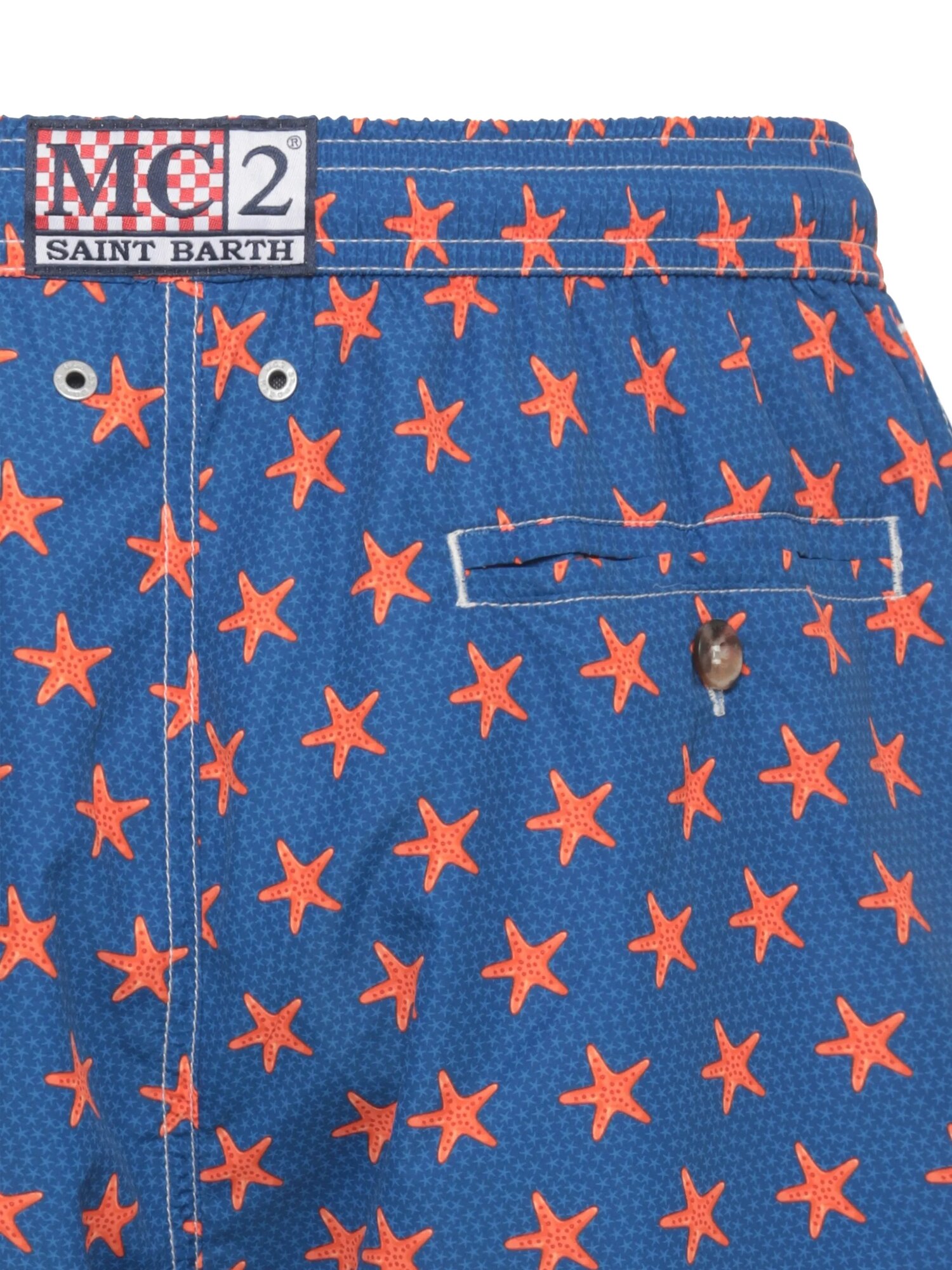 Шорты для плавания MC2 Saint Barth Starfish-print drawstring swim shorts, размер 46 — фото 1