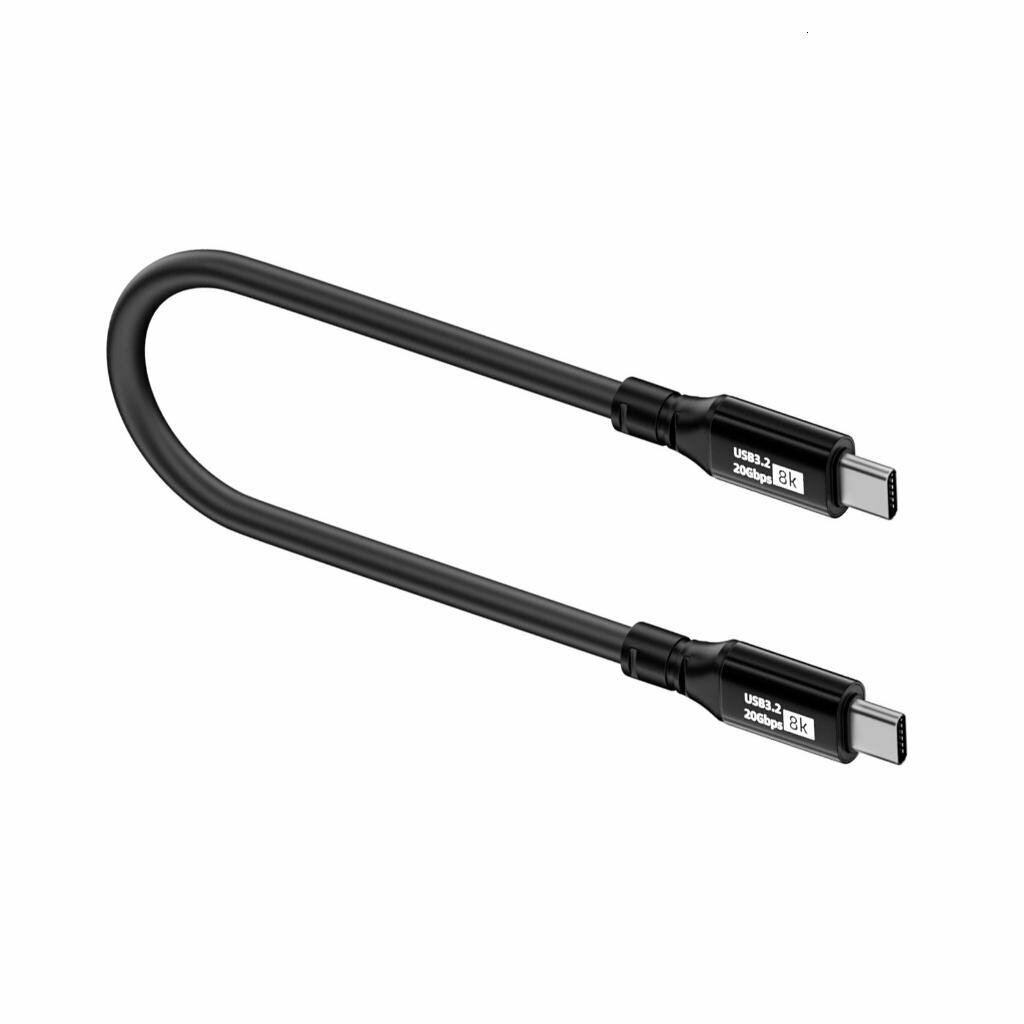 USB-C кабель 100 Вт, 20 Гбит/с, 8K, 0.5m