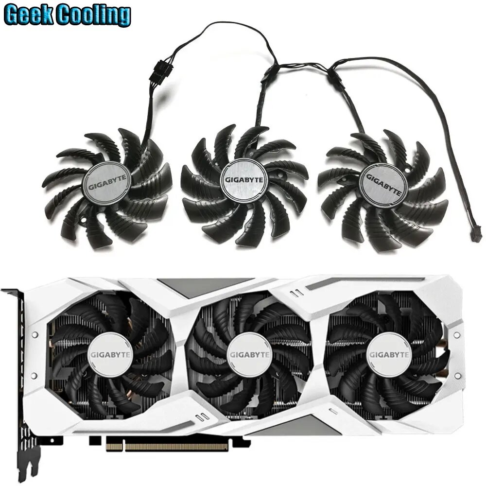 Вентилятор Gigabyte RTX 2060/2070, Цвет: FAN-ABC