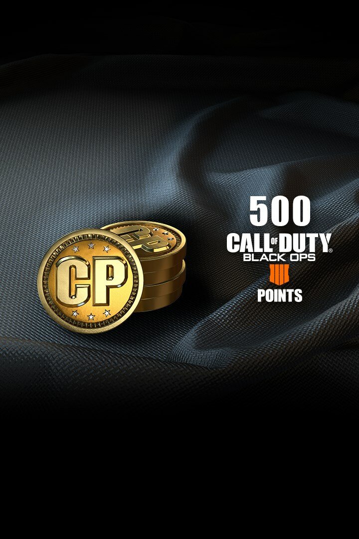 500 Call of Duty®: Black Ops 4 Points — игровая валюта для Xbox / Microsoft Store · Xbox · цифровой код · любой регион
