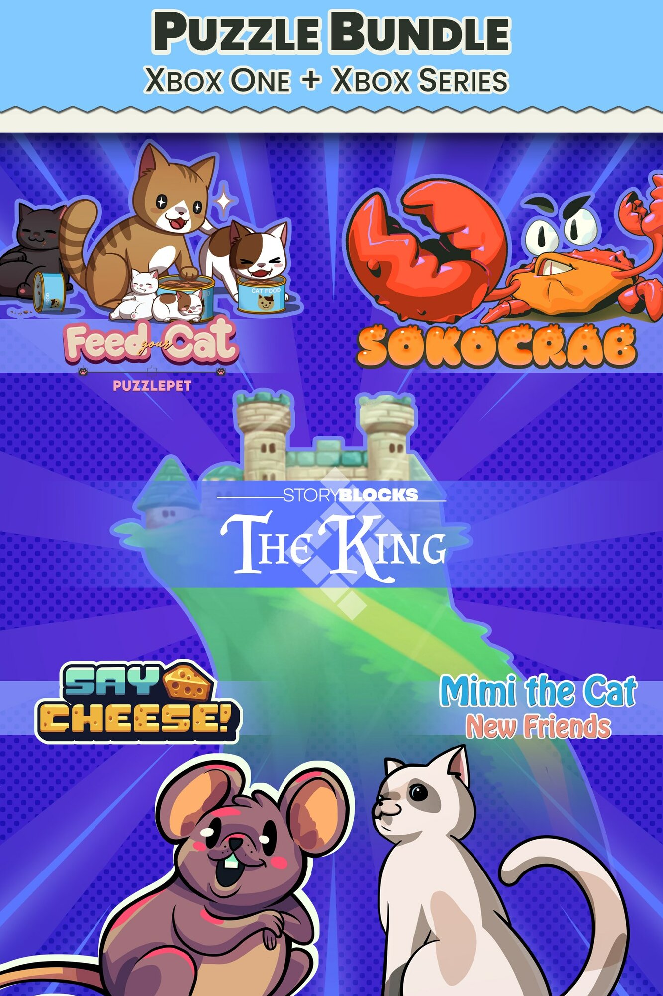 Cats Games + Say Cheese! + Soko Games (BUNDLE) — ключ активации Xbox / Microsoft Store · Xbox One, Xbox Series X|S · цифровой ключ · любой регион