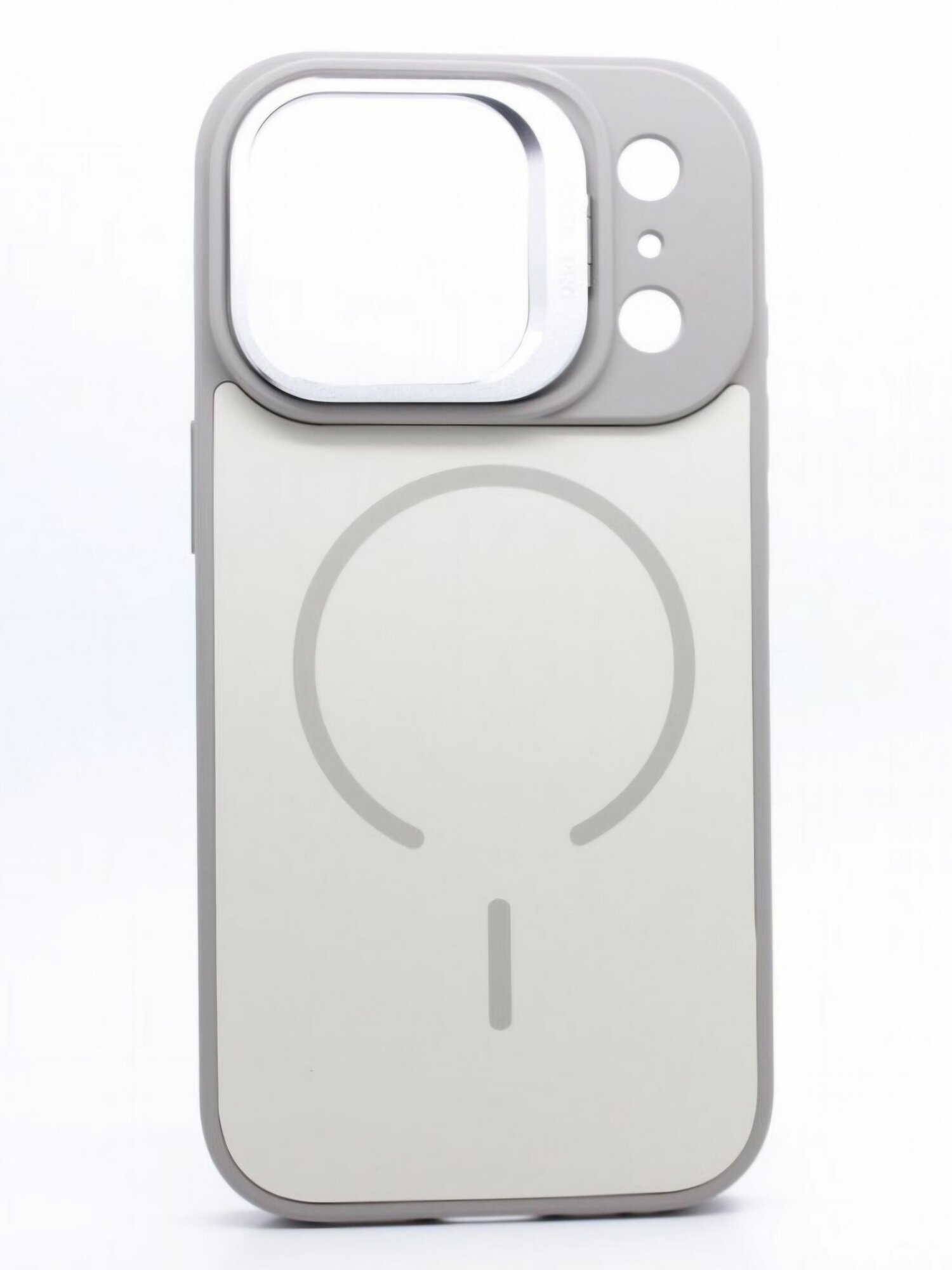 Чехол New Case Magsafe противоударный с защитой камеры и подставкой для Iphone 17 pro.