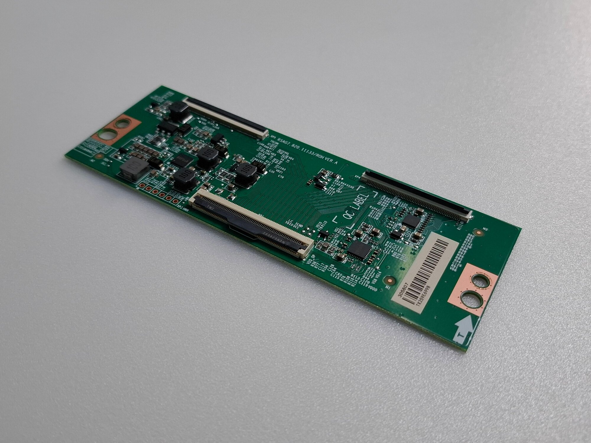 Плата T-Con (RSAG7.820.11133), для телевизора Хайсенс 55E6QTRU P: T550QVN10.0