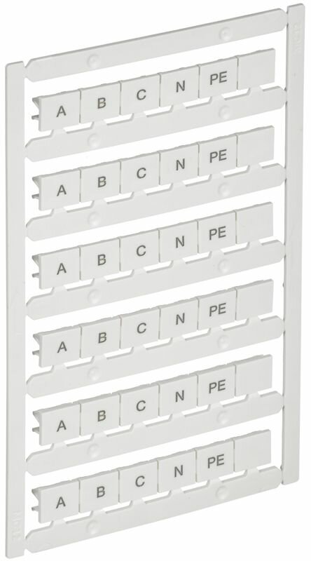 Маркер для CTS 16/25кв. мм "A; B; C; N; PE" ARMAFIX IEK AF-CT10D-M-025-21