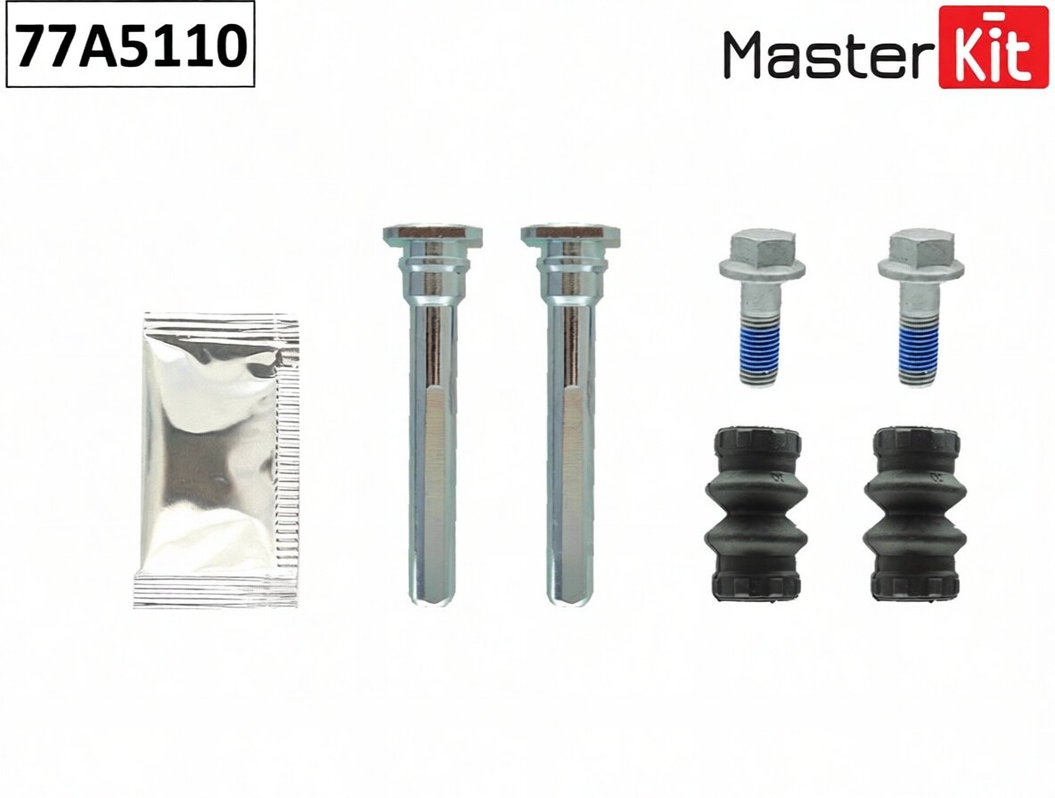Комплект направляющих тормозного суппорта VOLVO 740-760-780 08-84-07-92 77A5110 MasterKit арт. 77A51