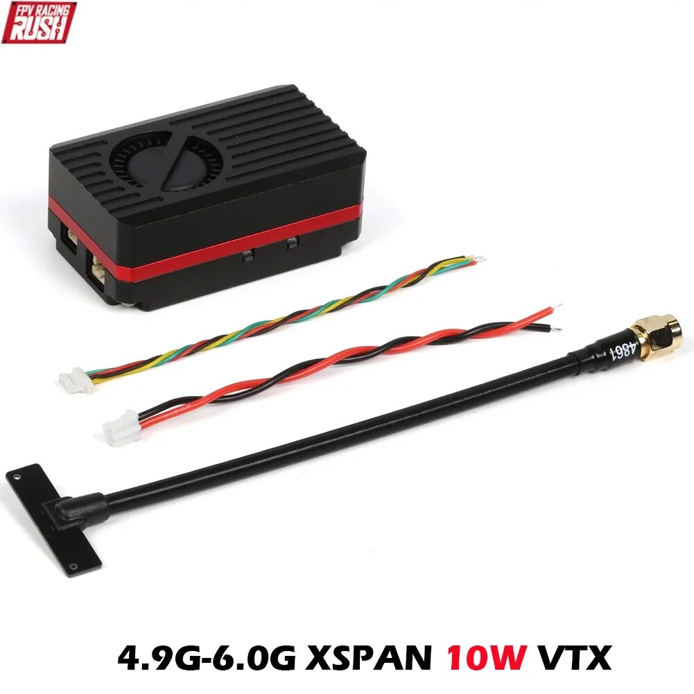 RUSHFPV XSPAN 4.9G-6.0G 10W 80CH VTX передатчик
