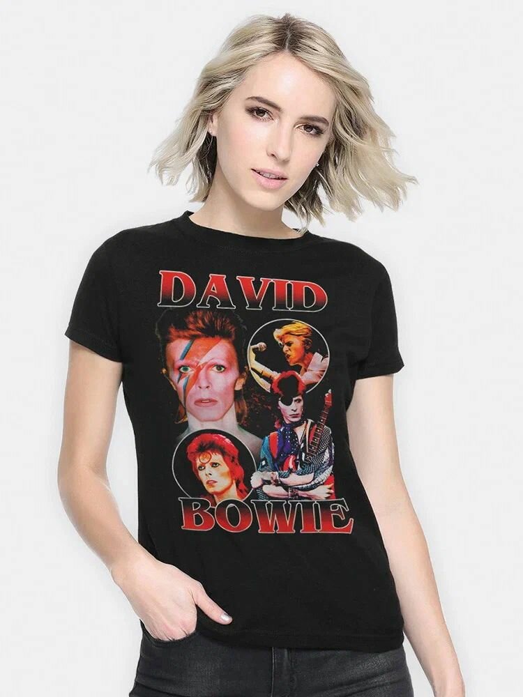 Футболка Девид Боуи / David Bowie / Женская