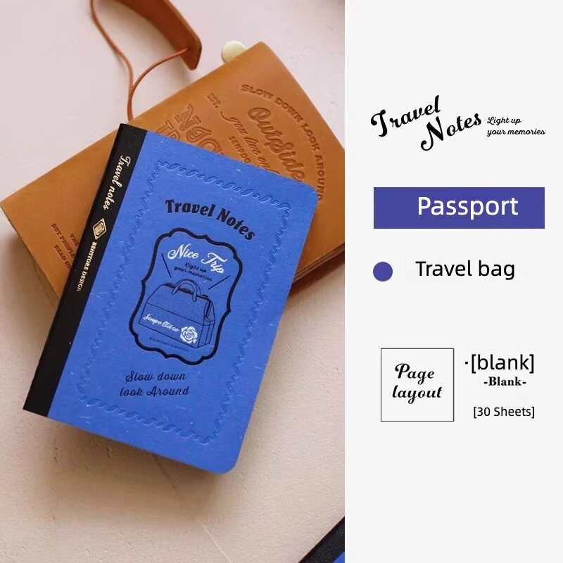 Запасной блок Fromthenon Travel Notebook Синий, Tvavel bag Passport