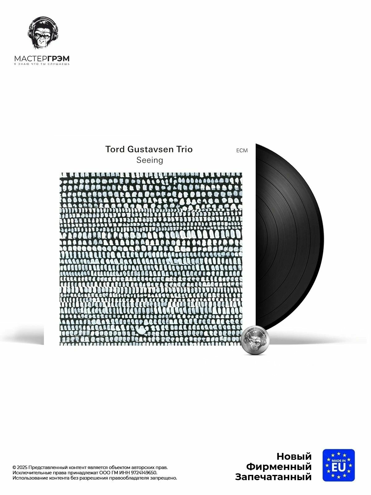 Виниловая пластинка Tord Gustavsen - Seeing (LP) 2024