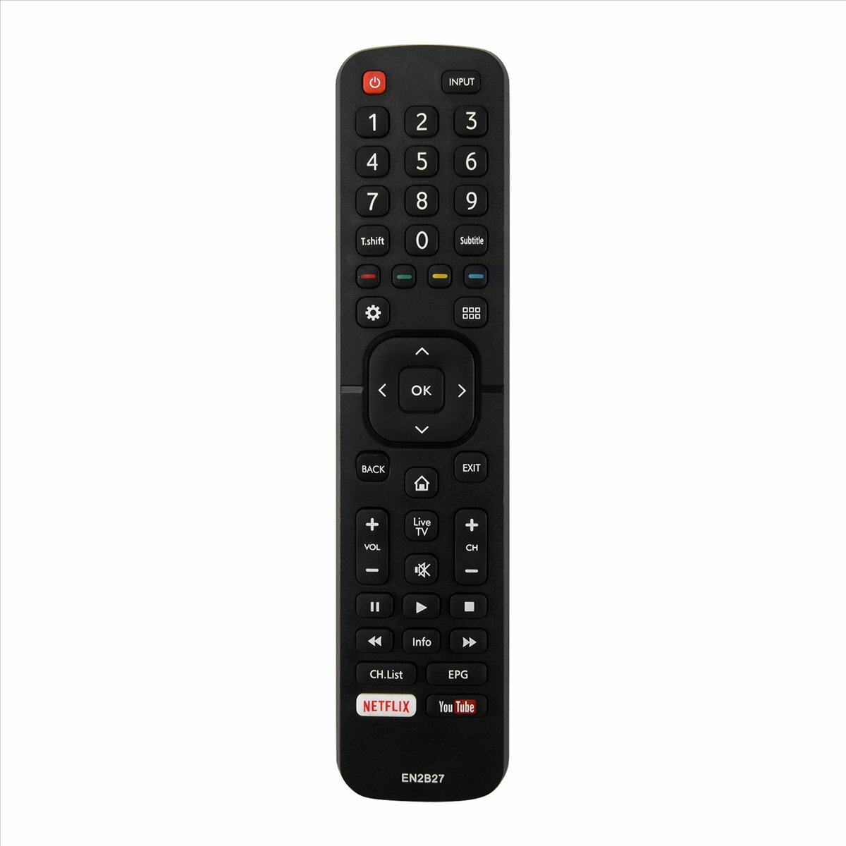 Пульт дистанционного управления EN2B27 для ЖК-телевизора Hisense 32K3110W 40K3110PW 50K3110PW Запасной пульт черный (анг