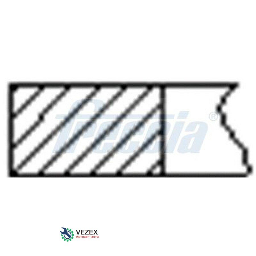 FRECCIA FR10-075600 Кольца поршневые, комплект